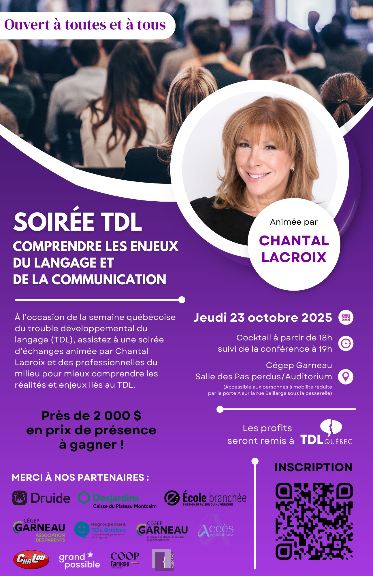 Soirée TDL : Comprendre les enjeux du langage et de la communication | Regroupement TDL Québec